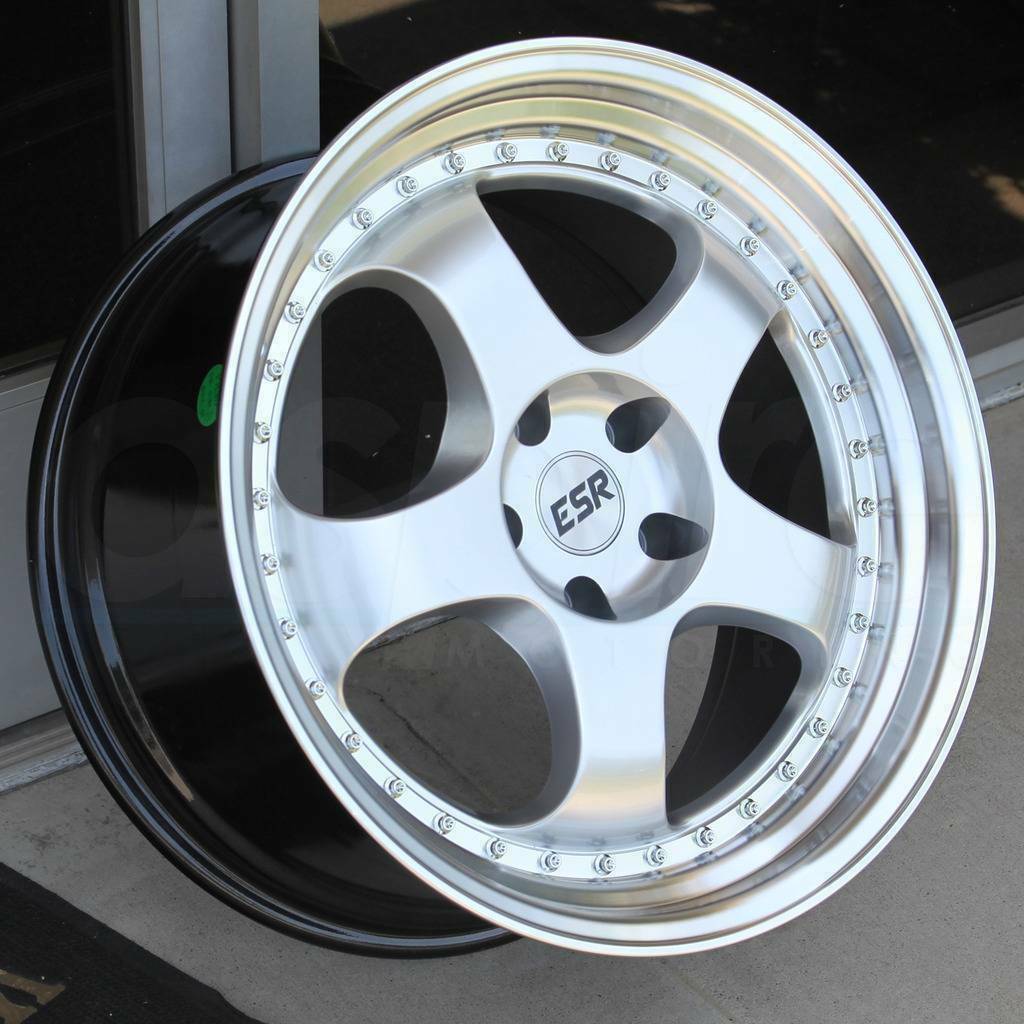 17" ESR SR06 Silver Wheels Set 5x120 17x8.5 +30 Rims Set 4 – eurowheelsusa