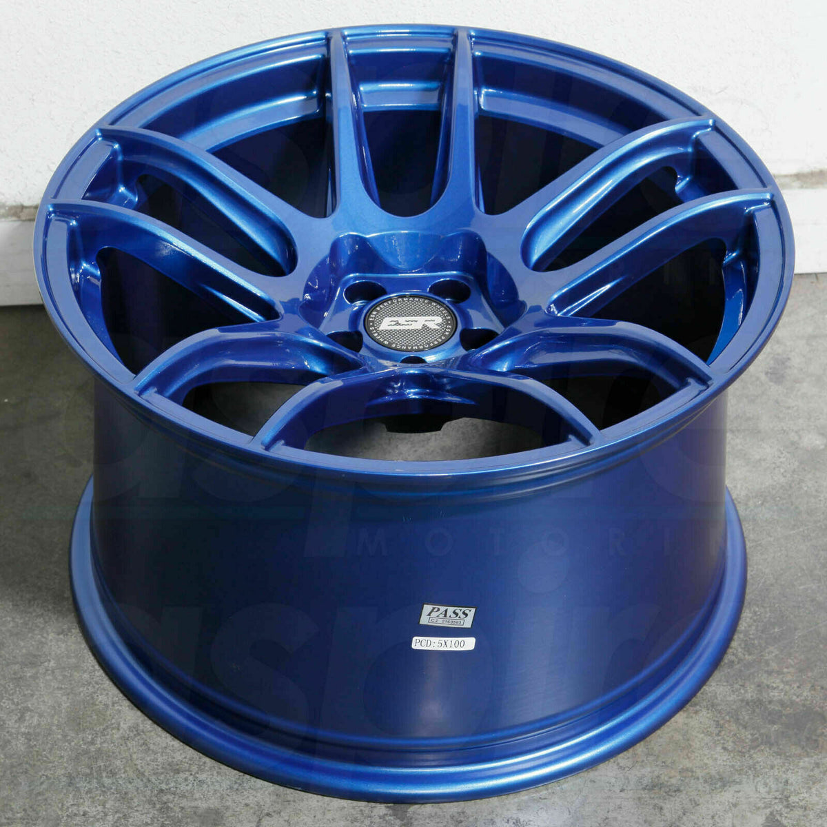 ESR CS8 Apex Blue Wheels 18x9.5 / 18x10.5 5x114.3 +22 Set of 4 Rims 18 ...