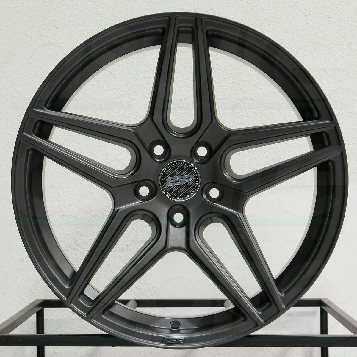 19" ESR RF15 Gun Metal Graphite Wheels 19x9.5 +35 5x120 19 Inch Rims S ...