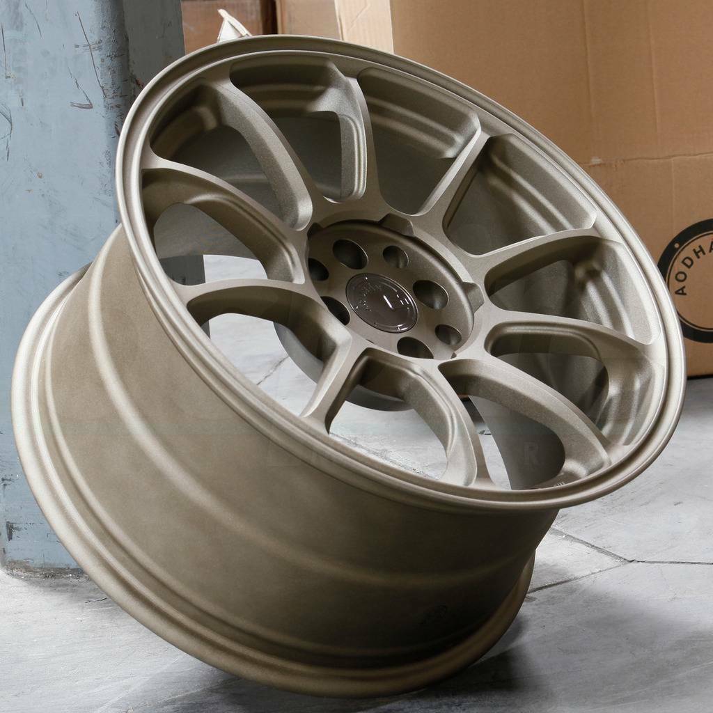 AODHAN AH06 17x9 +25 4x100 4x114.3 Bronze 17 Inch Rims Set 4 ...