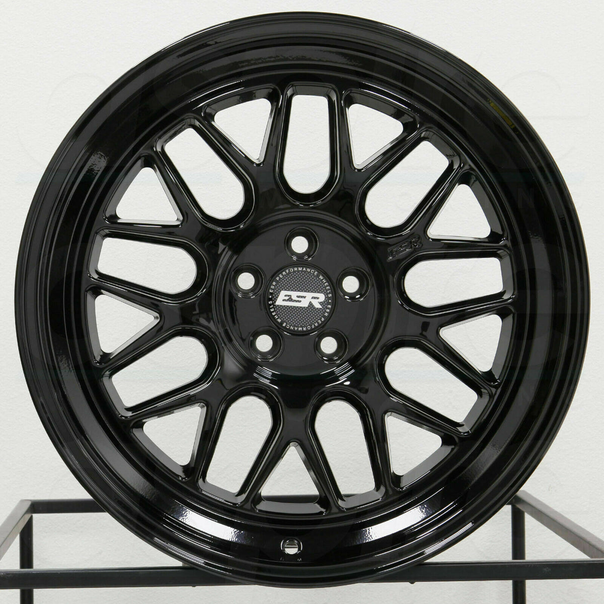 19" ESR CR1 Gloss Black Wheels 19x10.0 +25 5x114.3 Rims Set 4 ...