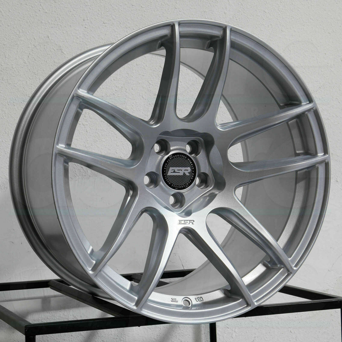 19 Inch ESR CS8 Hyper Silver Wheels 19x10.5 +30 5x114.3 Rims Set 4 19 ...