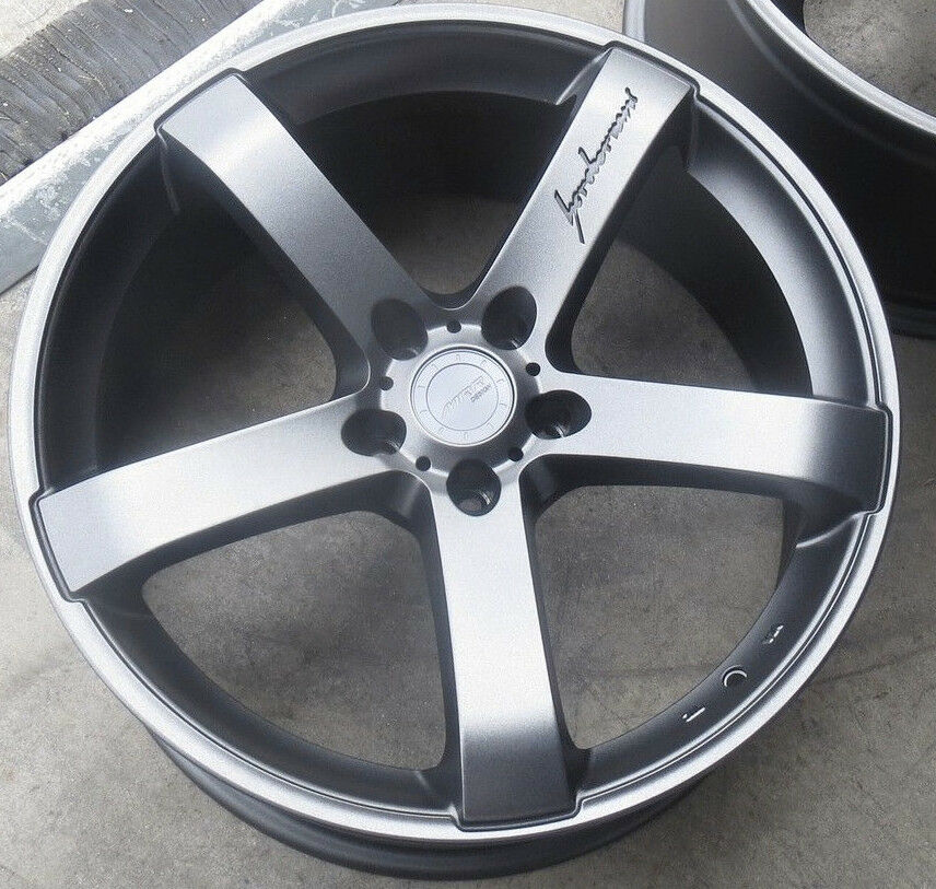 19x8.5 VP5 Wheels Fits VW Passat CC Tiguan EOS 5x112 +35 Rims Set 19 I ...