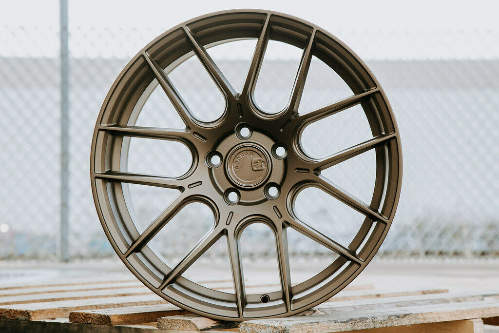 18x9.5 +35 Aodhan AH-X AH10 5x120 Matte Bronze 18" Wheels Rims Set 4 ...