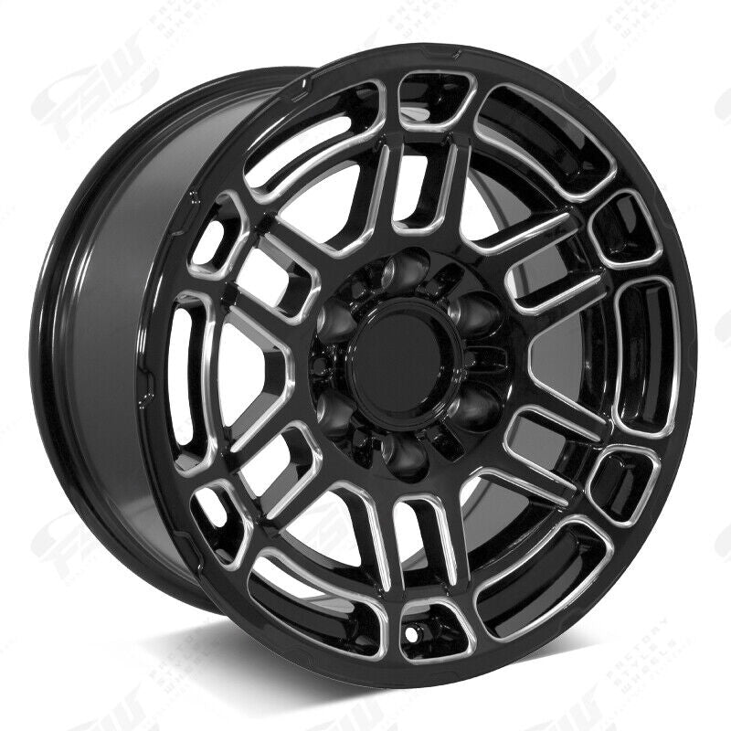 17x8.5 +0 Flow Forged Black Wheels For Toyota 4Runner Tacoma 17" 6x139 ...