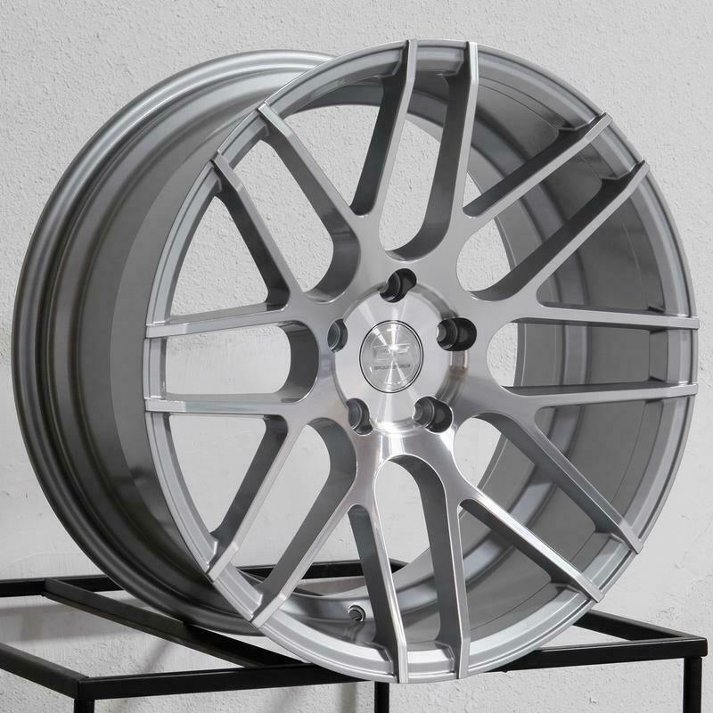 20" MRR GF7 20x9 +25 / 20x10.5 +25 5x112 Wheels Silver Ground Force Ri ...