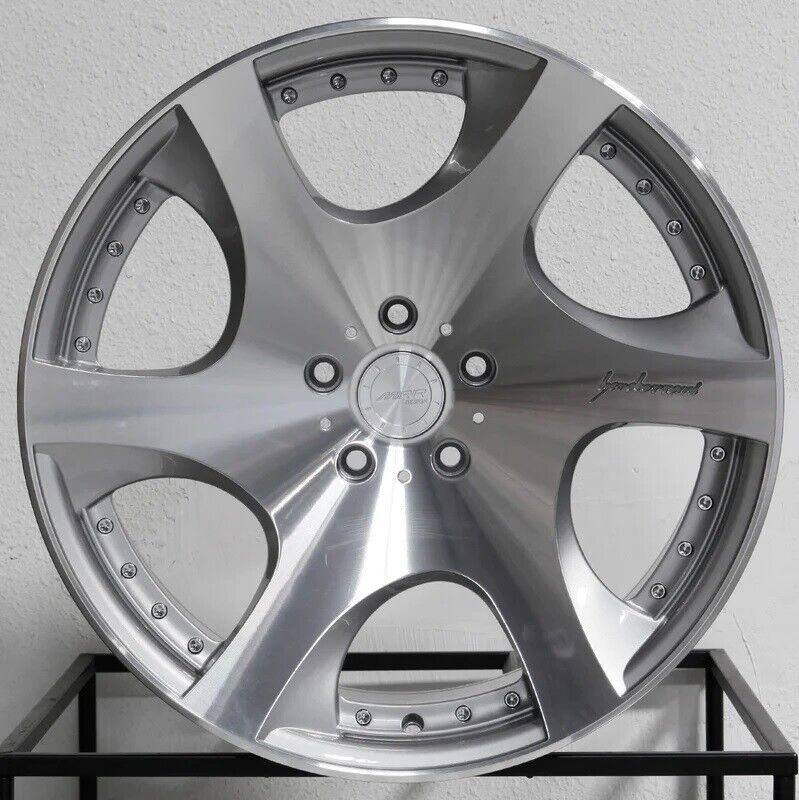 20" MRR VP3 Silver Machined Wheels 20x9 5x120 +20 Rims Set 4 ...