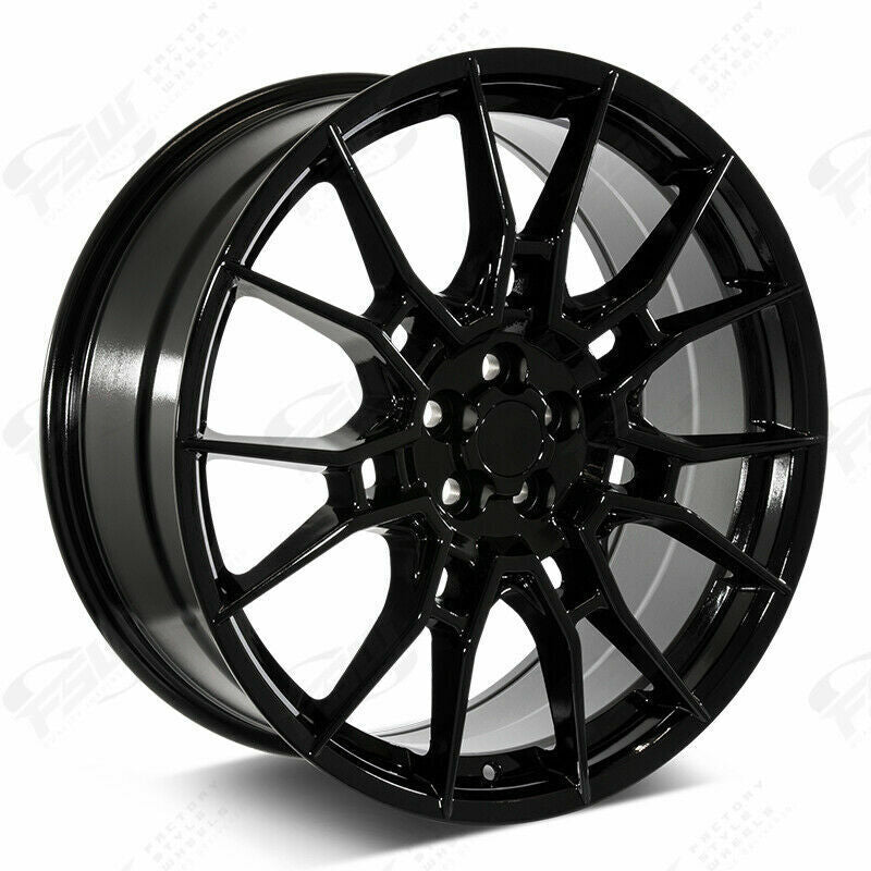 20" TR-C Style Gloss Black Wheels Fits Toyota Corolla Rims Set 4 ...