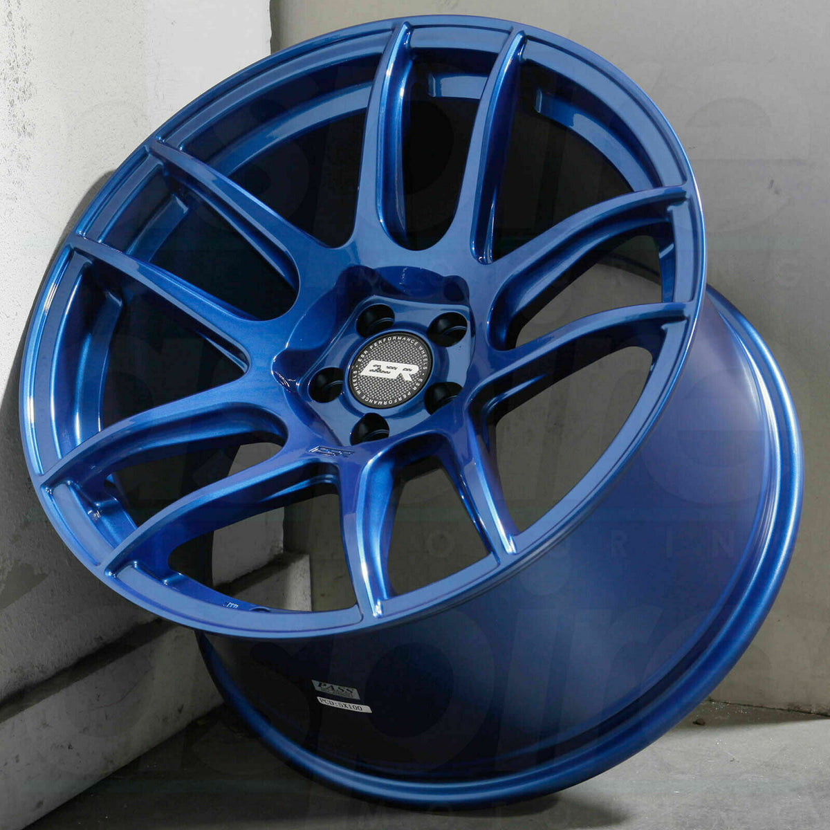 ESR CS8 Apex Blue Wheels 18x9.5 / 18x10.5 5x114.3 +22 Set of 4 Rims 18 ...