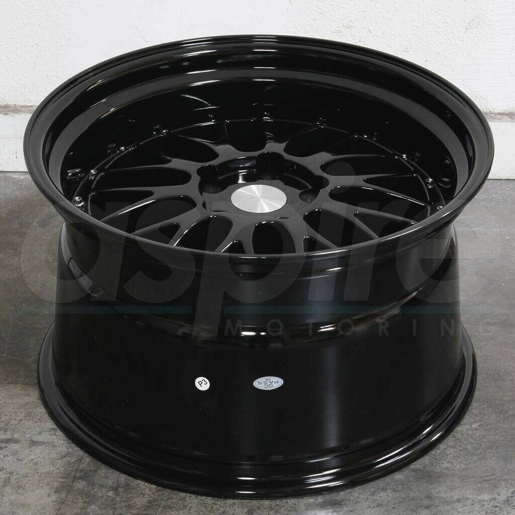 ESR SR05 Gloss Black 18x9.5 +22 5x114.3 Wheels 18 Rims Set 4 ...