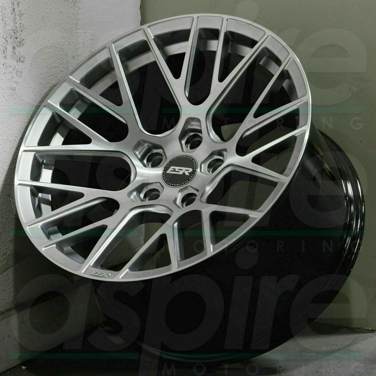 20" ESR RF11 Wheels 20x9 +35 / 20x10.5 +40 5x114.3 Silver Rotary Forge ...