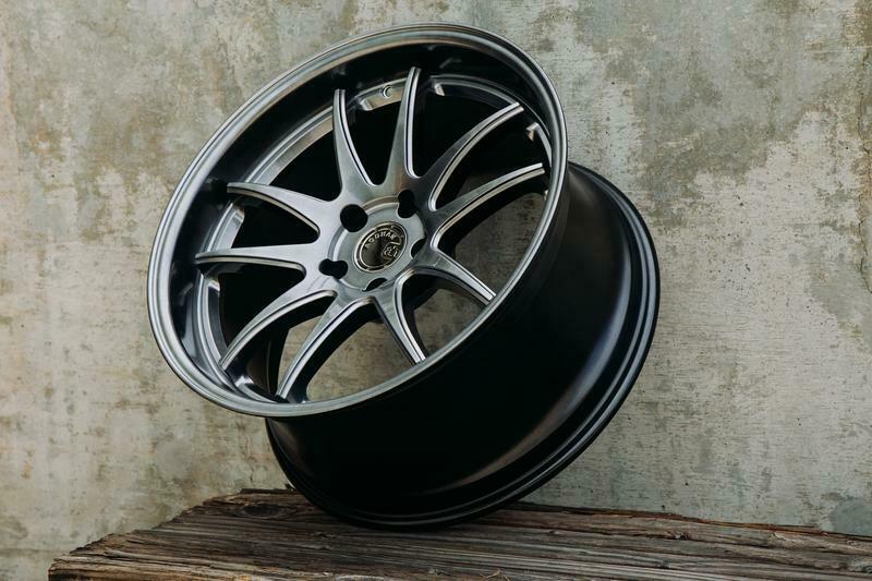 AODHAN DS02 Wheels 18x9.5 5x114.3 +22 Hyperblack 18 Inch Rims Set 4 ...
