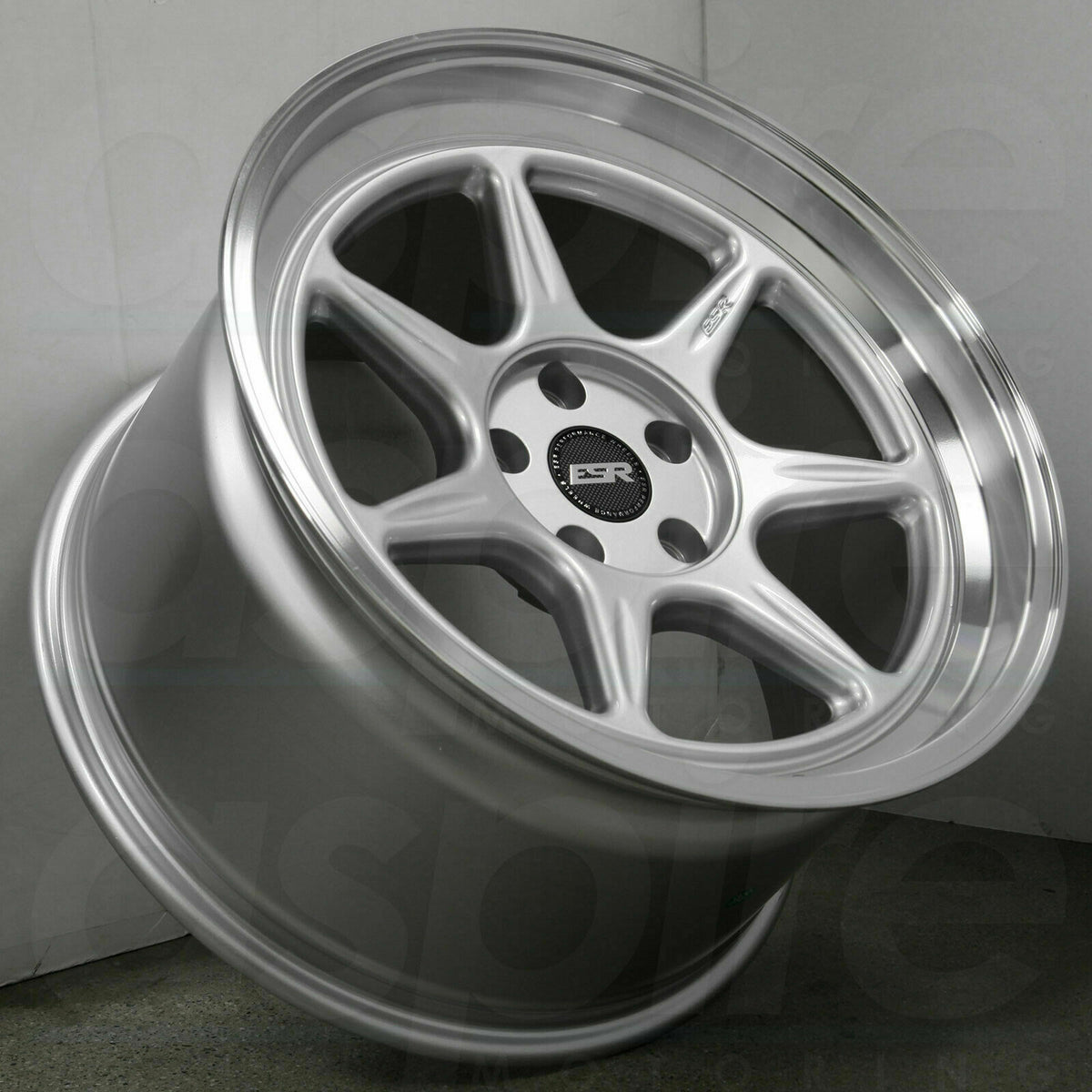 19" ESR CR7 Hyper Silver Wheels 19x11.0 +25 5x114.3 Rims Set 4 ...