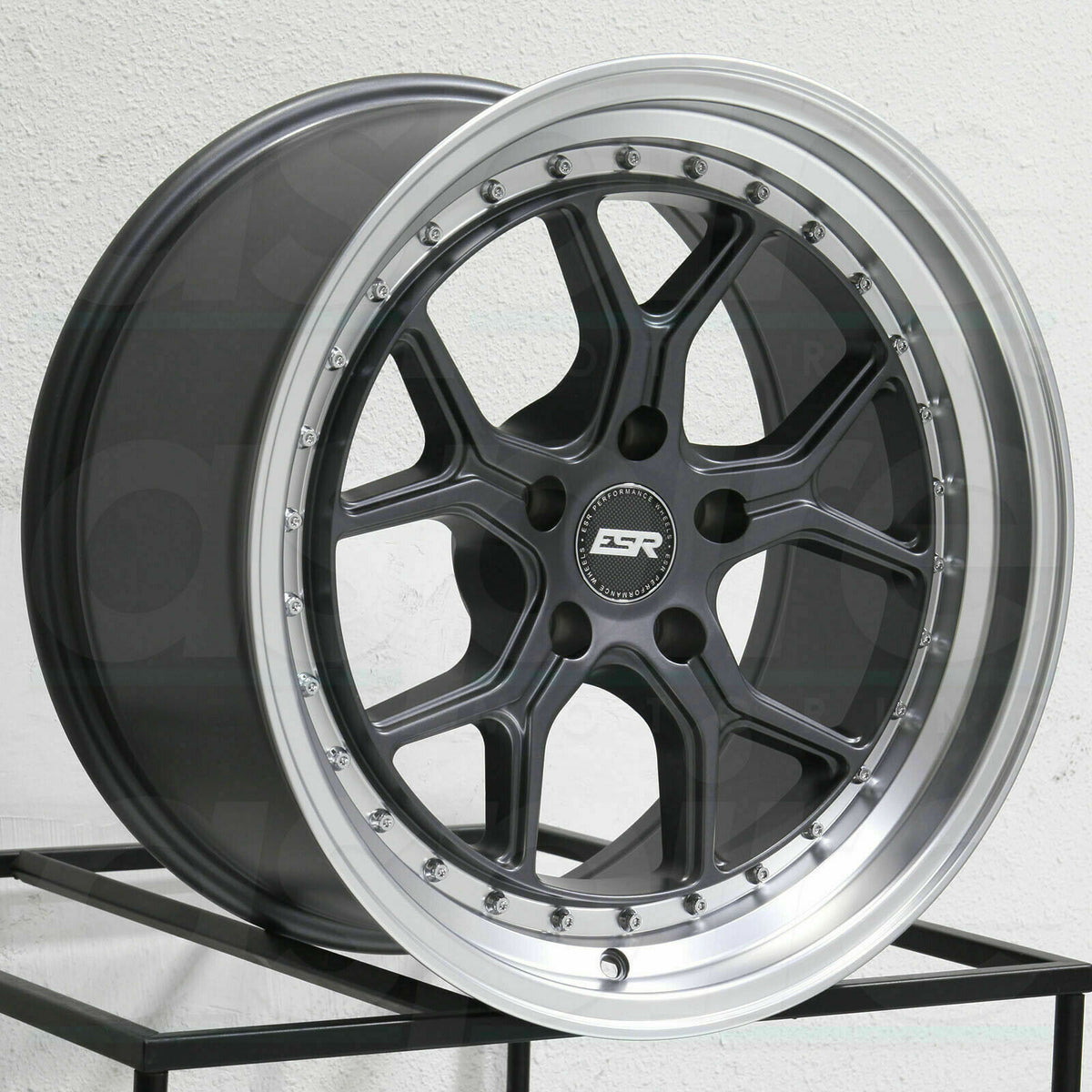 18x8.5 5x100 +30 ESR CS2 18" Graphite Wheels For Corolla Camry Celica ...