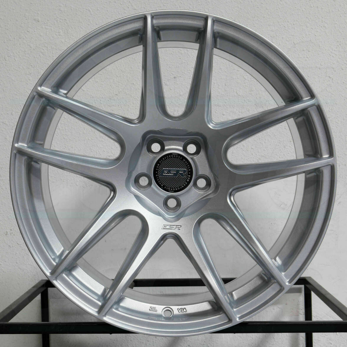 19 Inch ESR CS8 Hyper Silver Wheels 19x10.5 +30 5x114.3 Rims Set 4 19 ...