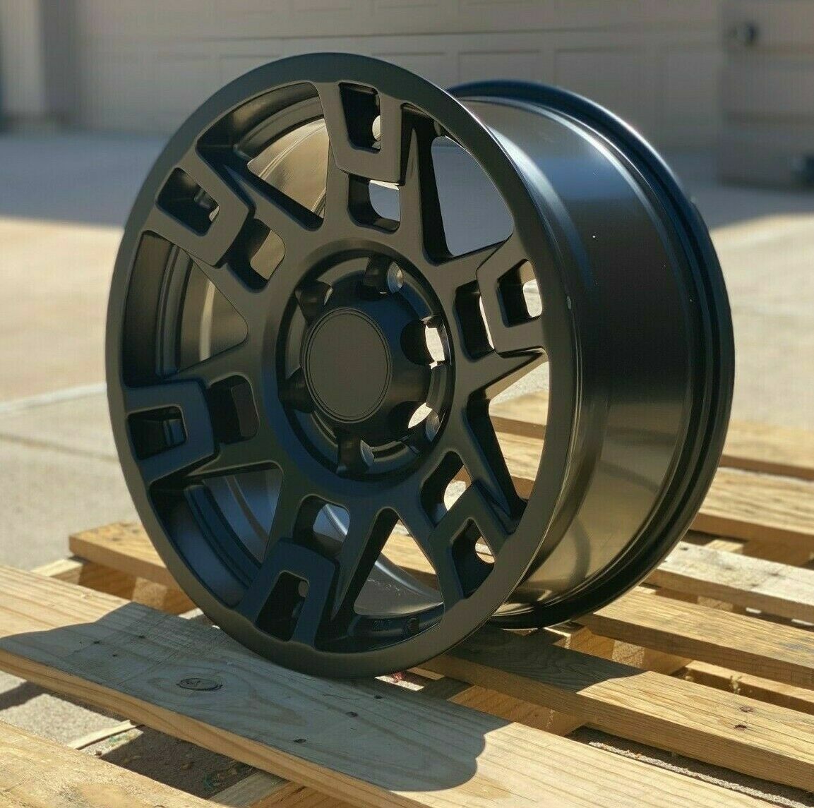 17x9 Matte Black Wheels Fit LIFTED Toyota 4Runner Tacoma 17" Rims 6x13 ...