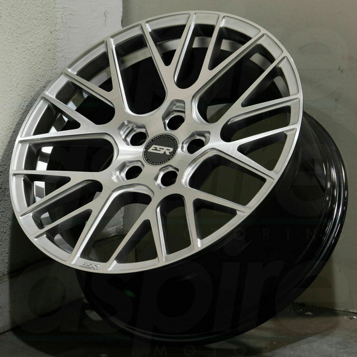 19" ESR RF11 Silver Wheels 19x9.5 +35 5x120 19 Inch Rims Set 4 ...