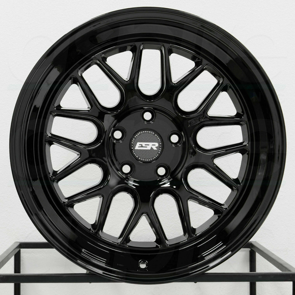 19" ESR CR1 Gloss Black Wheels 19x11.0 +25 5x114.3 Rims Set 4 ...