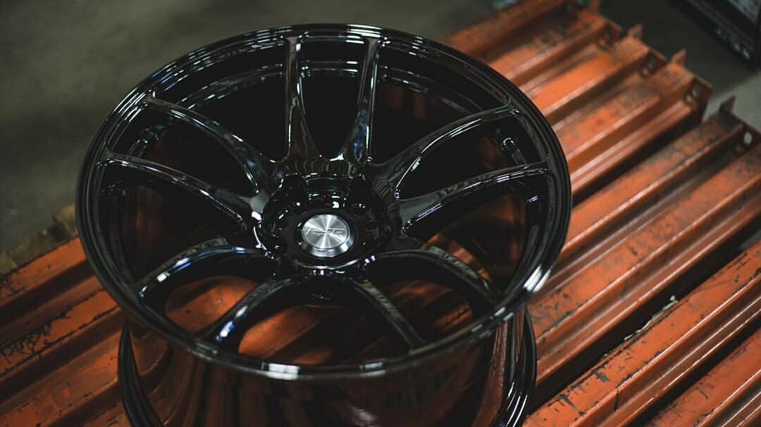 19" Gloss Black ESR SR08 Concave Wheels 19x10.5 +15 5x114.3 Rims Set o ...