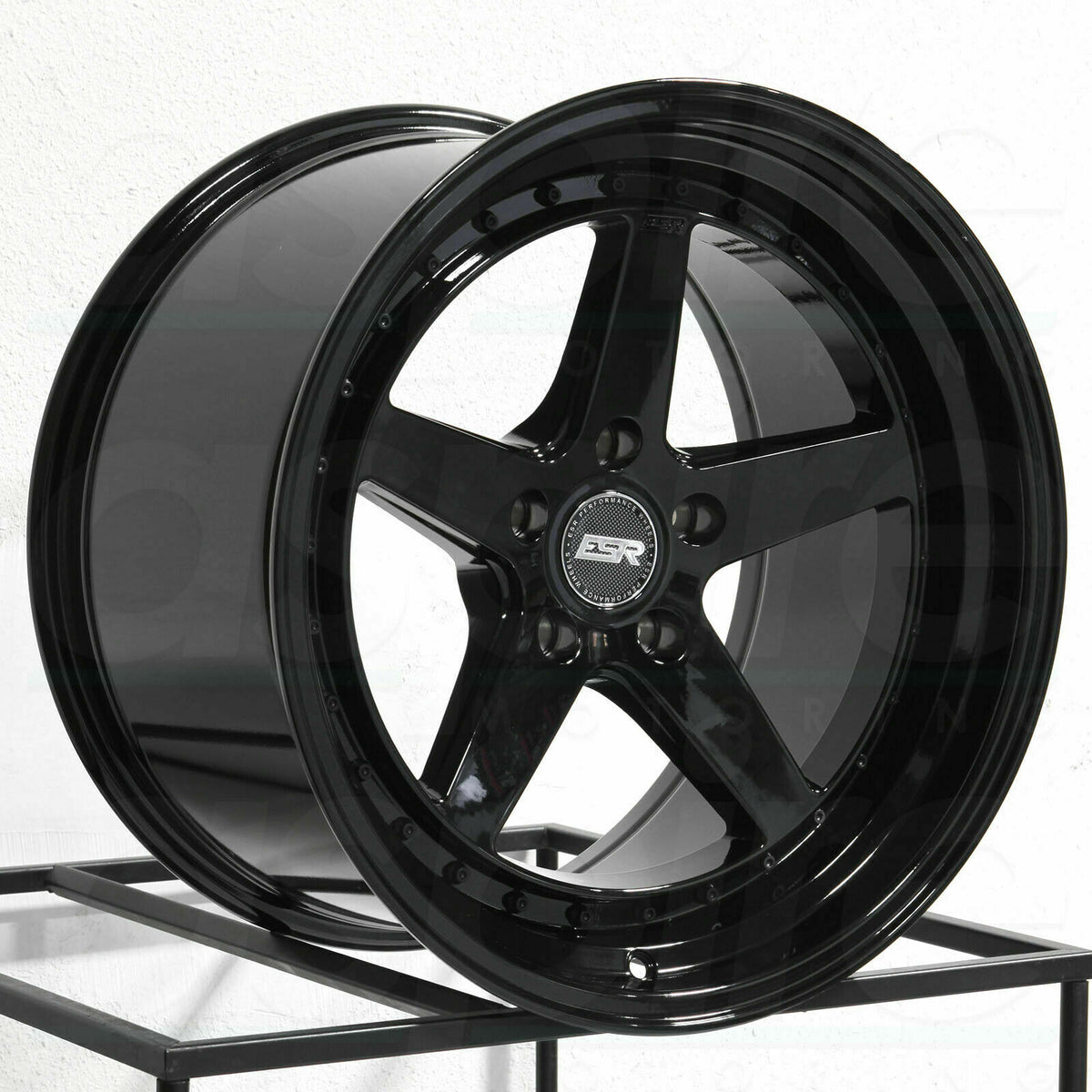 19" ESR CS5 Gloss Black Wheels 19x9.5 +35 5x120 Rims Set 4 – eurowheelsusa