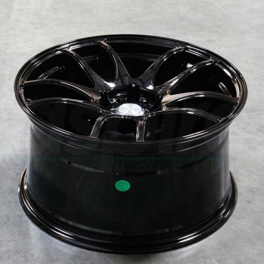 ESR SR08 Gloss Black 18 Inch Wheels 18x9.5 5x120 +22 Concave Rims Set ...