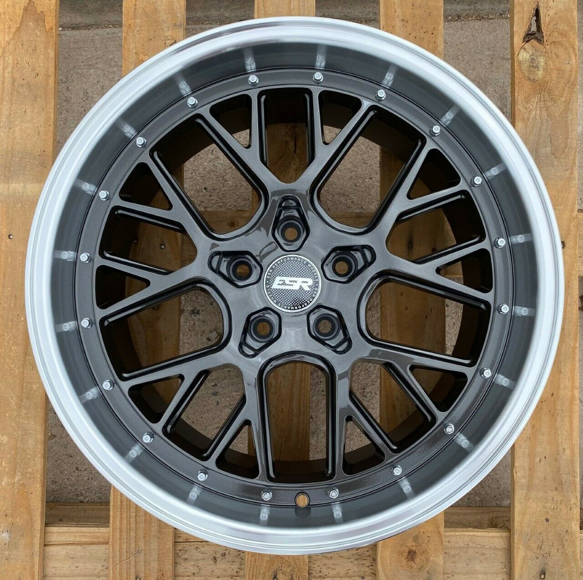 19 Inch ESR CS11 Gloss Graphite Wheels 19x9.5 +22 5x120 Rims Set 4 ...