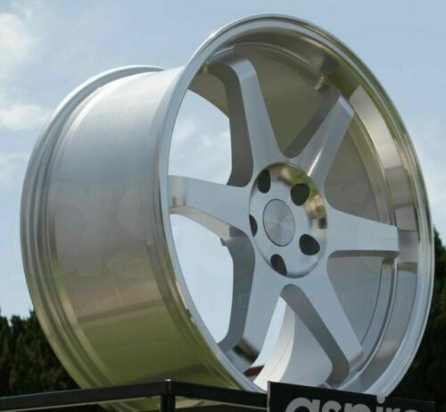 19 Inch ESR SR07 Hyper Silver Wheels 19x9.5 +35 5x114.3 Rims Set 4 ...