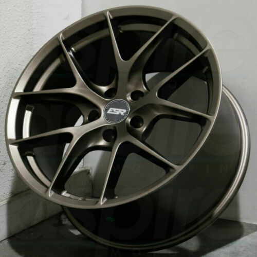 ESR RF2 Matte Bronze Rotary Forged Wheels 18x8.5 +30 5x114.3 Set 4 Rim ...