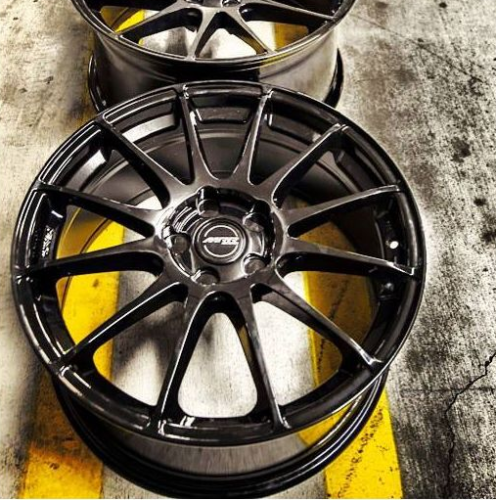 20" MRR GF6 Wheels Gloss Black 20x9 5x114.3 +38 Ground Force Custom Ri ...