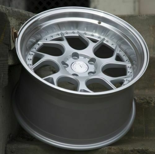 Aodhan DS01 Wheels 18x9.5 / 18x10.5 5x114.3 +15 Rims 18 Inch Silver Se ...