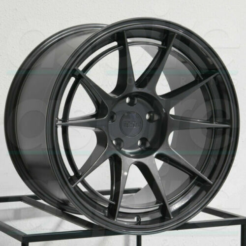 ESR SR13 Gun Metal 18 Inch Concave Wheels 18x10.5 +22 5x114.3 Rims Set ...