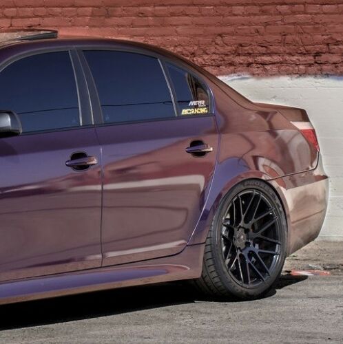 MRR GF7 Concave Ground Force Black 19" Wheels 19x8.5/19x10.5 Set Fit B ...