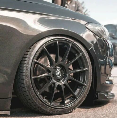 19" MRR GF6 Gloss Black Wheels 19x8.5 5x120 +20 Ground Force Rims Set ...